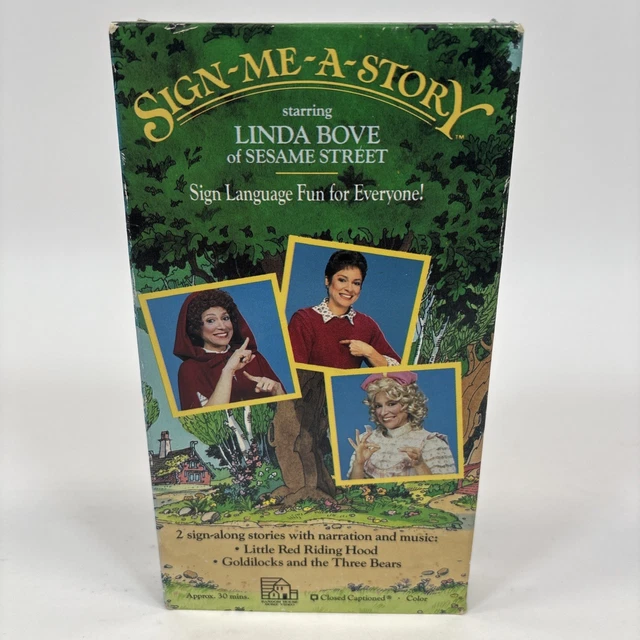 SIGN-ME-A-STORY (VHS, 1987) starring Linda Bove of Sesame Street £15.92 ...
