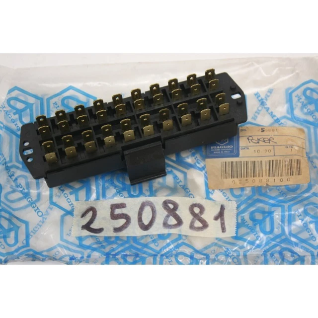 BORNIER PORTE-FUSIBLES FUSE Clampboard piaggio ape Poker M4R1T M4R3T ...
