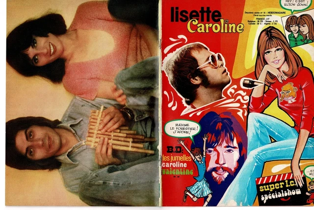 LISETTE CAROLINE N° 15 de 1974 DULAC MILLES (avec poster) EUR 16,90 ...