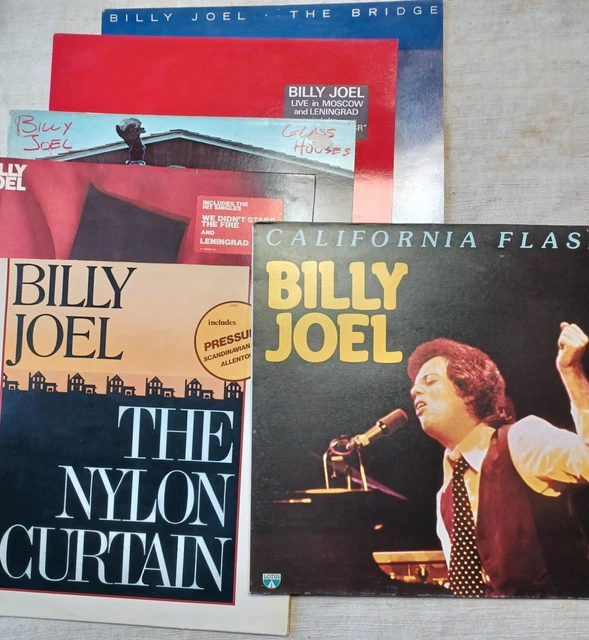 BILLY JOEL CALIFORNIA Flash LP Nylon Curtain u.s.w Viny Konvolut ...