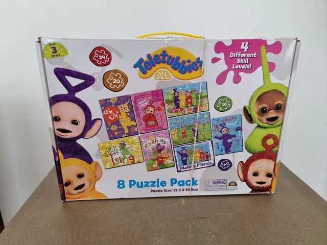 TELETUBBIES 8 PUZZLE Pack Jigsaw BBC *RARE* £39.56 - PicClick UK