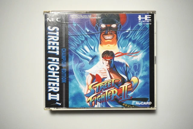 PC ENGINE COREGRAFX Street Fighter II 2 Champion Edition Japan NEC Hu ...