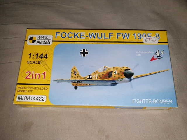 MARK 1 MODELS 1/144 MK14422 Focke-Wulf Fw 190F-8 Model Kit (2 kits in 1 ...