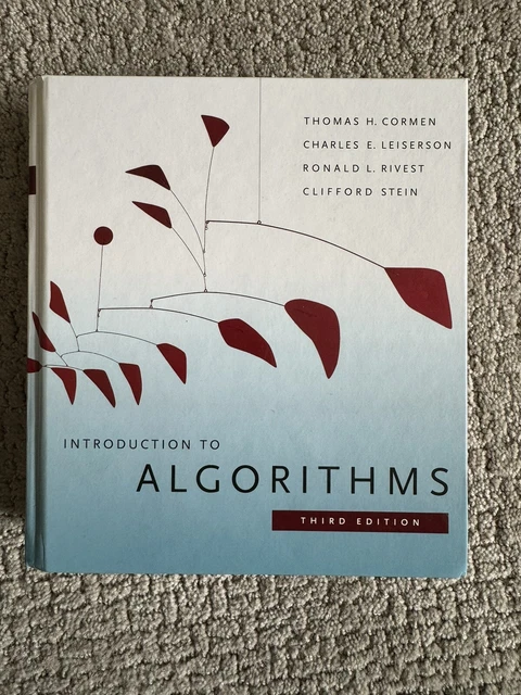 INTRODUCTION TO ALGORITHMS, Third Edition by Charles E. Leiserson ...
