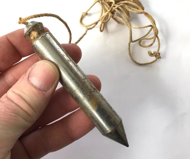 ANCIEN FIL A Plomb Niveau Old Level Plumb Line Vecchia Linea Idraulica ...