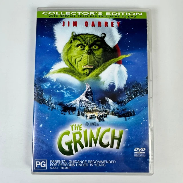THE GRINCH (DVD 2000) Jim Carrey Christine Baranski Jeffrey Tambor ...