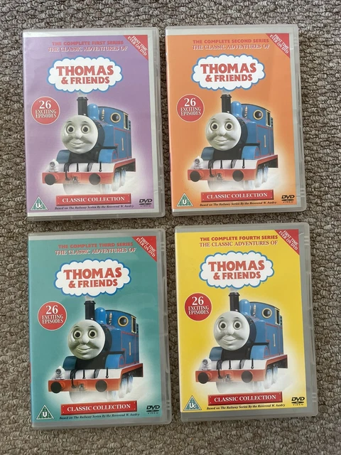 THOMAS THE TANK Engine DVD’s Series 1-4, 104 Episodes. £11.50 - PicClick UK