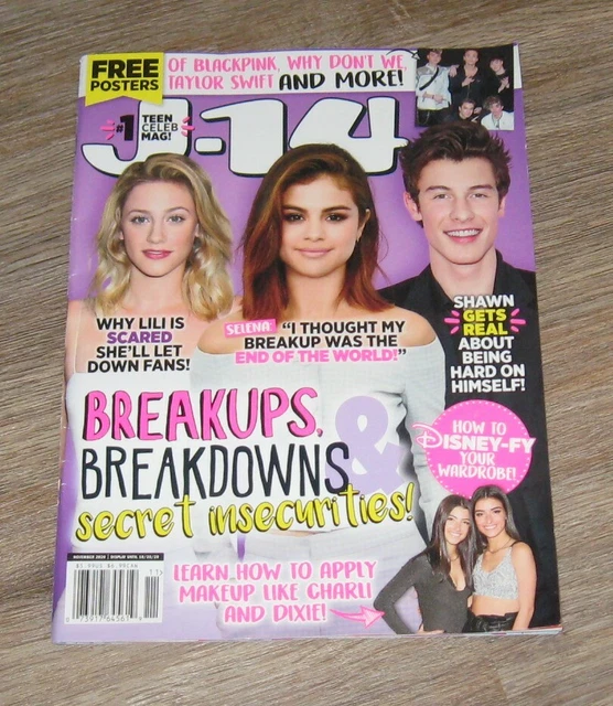 J-14 MAGAZINE POSTERS! Selena Gomez LILI Reinhart BLACKPINK Chloe Halle ...