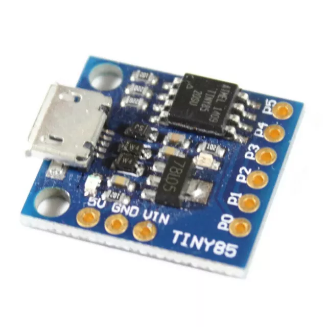 TINY85 BOARD AVEC ATtiny85, Microusb, Digispark Et Arduino Ide ...