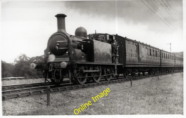 RAILWAY DARKROOM PHOTO SR LBSCR Stroudley D1 0-4-2T No 219 Falmer c1923 ...