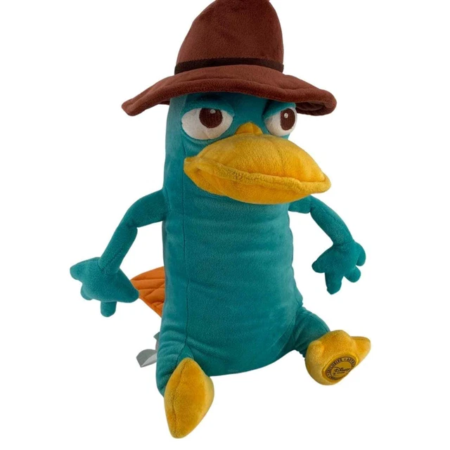 PERRY THE PLATYPUS plush Phineas and Ferb Disney Store 14” £14.46 ...