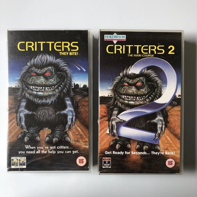CRITTERS HORROR VHS 1986 part 1 And 2 £24.99 - PicClick UK