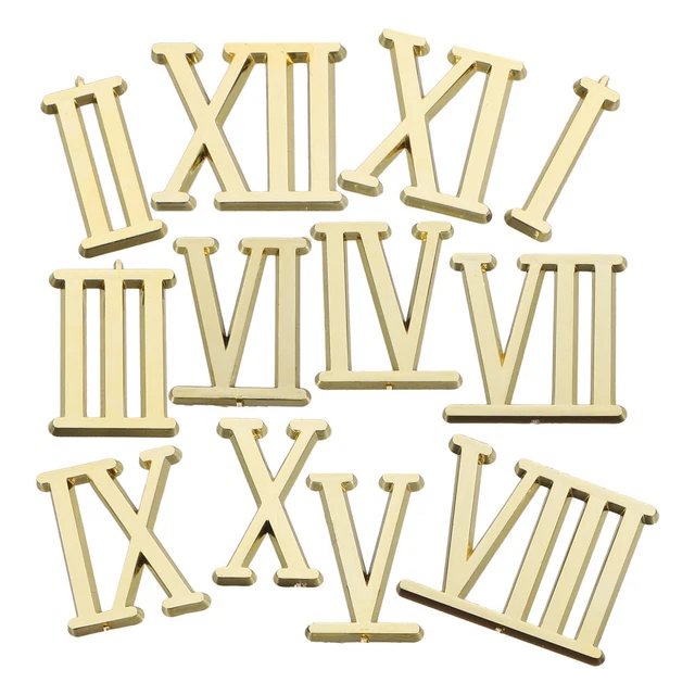ELECTROPLATED WATCH ACCESSORIES Clock Numbers Self Adhesive £6.79 ...