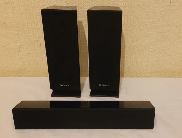SONY SS-TSB101 / SS-CTB101 Set di 3 altoparlanti home cinema EUR 34,76 ...