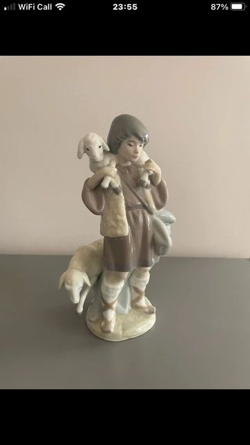 LLADRO SHEPHERD BOY Nativity Figurine £125.00 - PicClick UK