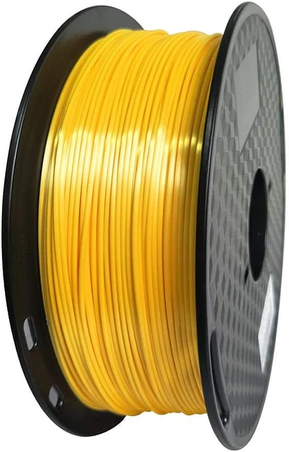SILK YELLOW PLA Filament 1.75 Mm 1KG 3D Printer Filament Silky Shiny ...