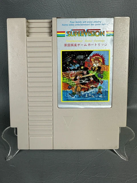 VINTAGE NINTENDO NES 'Bootleg' Japanese Game Cartridge SUPERVISION ...