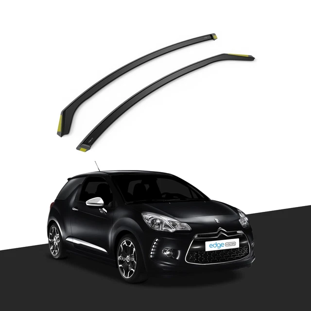 CITROEN DS3 2010-2019 3 Door Hatchback Wind Deflectors 2pc Tinted £23. ...