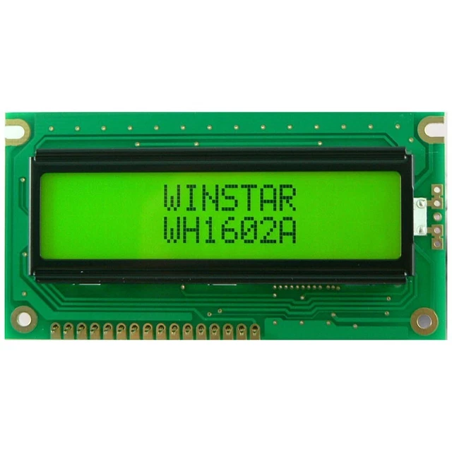 DISPLAY LCD 16X2 1602 VERDE HD44780 MODULO PER ARDUINO RETROILLUMINATO A LED. EUR 3,00 - PicClick IT