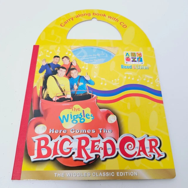 THE WIGGLES HERE Comes The Big Red Car Carry-along book with CD 2009 ...