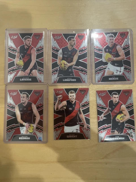AFL SELECT STARS 2024 LT Essendon Bombers Lot 6 Cards $30.00 - PicClick AU