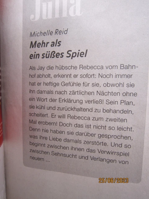 ROMAN JULIA TRAUMHAFTE Liebe: Mehr als nur ein süßes Spiel, Reid 2/2005 ...