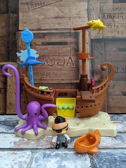 OCTONAUTS KWAZII'S SHIPWRECK Pirate Ship with Kwazii and Sea Creatures ...
