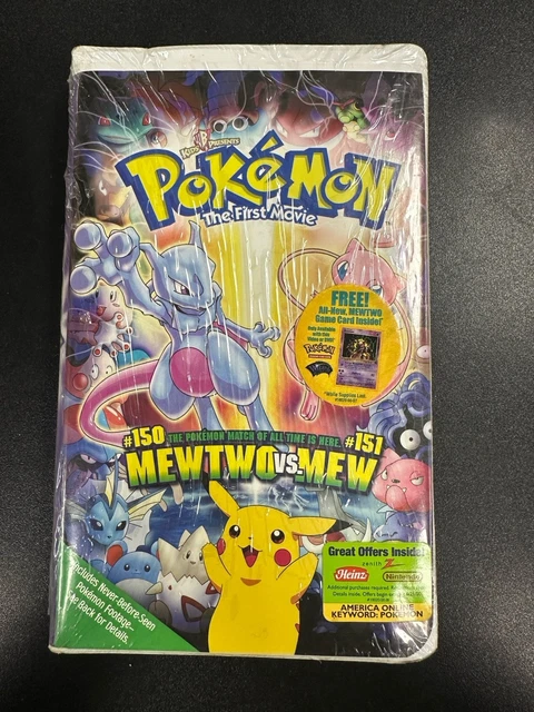 POKEMON THE FIRST Movie VHS £89.87 - PicClick UK