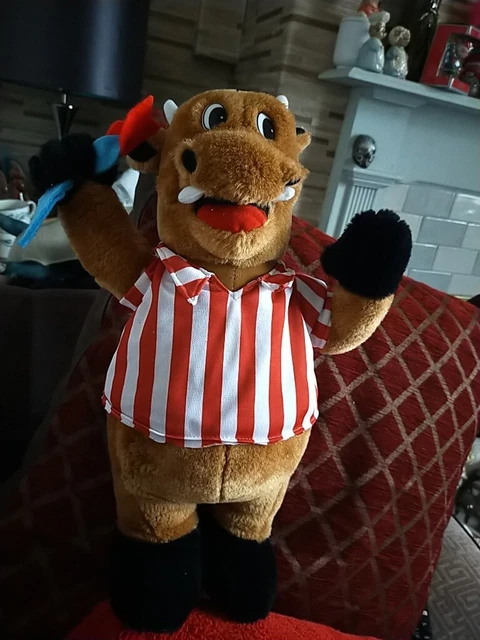 LARGE SOFT PLUSH "Bully" Itv Bullseye Game Show Mascot 14" Aprox £16.99 ...