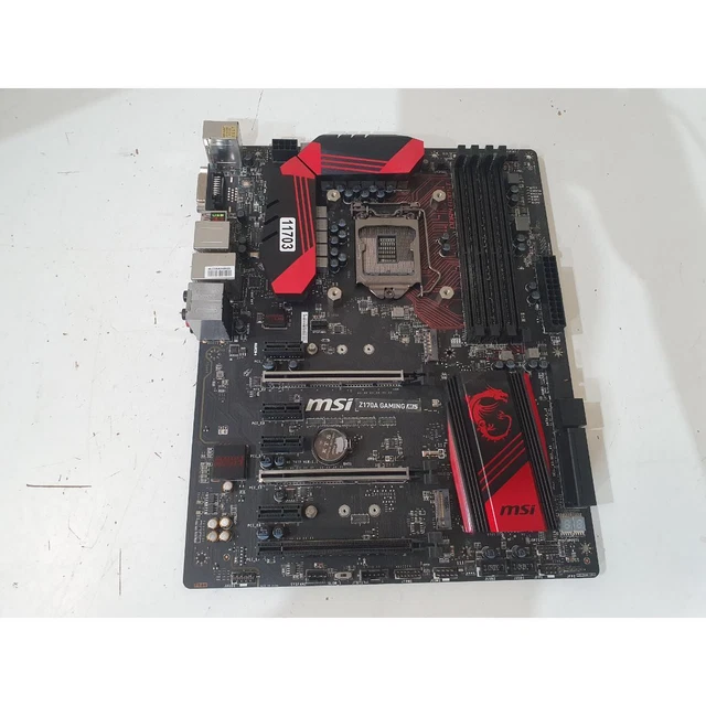 MSI Z170A GAMING M5 PC Motherboard USB 3.1 ATX DDR4 Boost SDRAM SATA ...