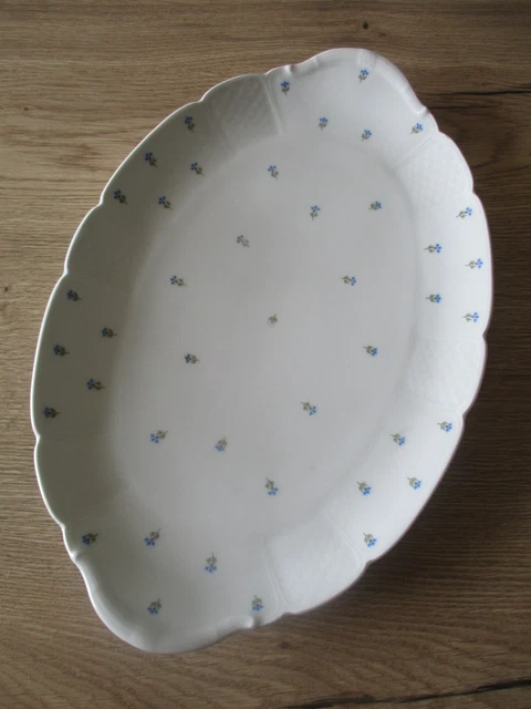 PLAT OVALE EN Porcelaine De Limoges Goa Decor Aux Barbeaux France EUR ...