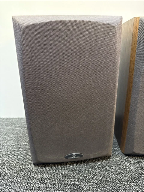 MONITOR AUDIO BRONZE BR1 Bookshelf Speakers Walnut Compact HiFi Tested ...