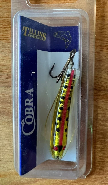 VINTAGE TILLINS COBRA Fishing Lure for Trout #5 $24.99 - PicClick AU