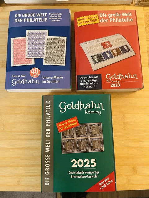 GOLDHAHN KATALOGE 2022, 2023 und 2025 EUR 1,00 - PicClick DE