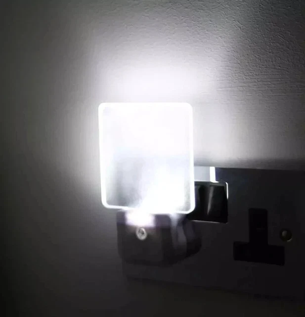 6X NIGHT LIGHT Plug In LED Auto Sensor Children Nursery Baby Safety £33 ...