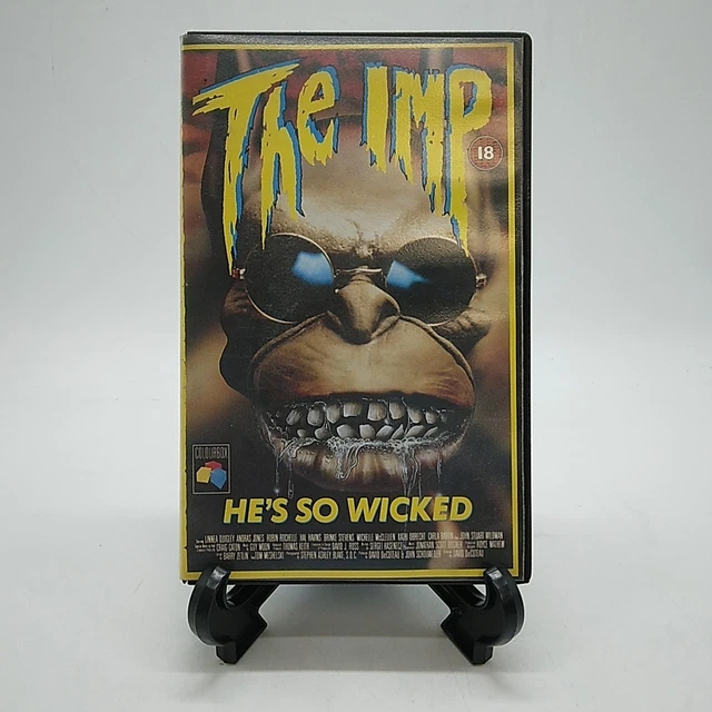 THE IMP CULT Classic Retro 1980s Horror VHS Video Tape and Case - 18 ...