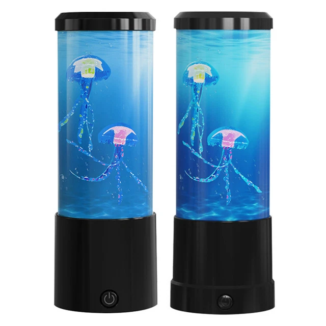 LED NLIGHT LIGHT 7 Colors Changing Jellyfish Aquarium Lamp for Home ...
