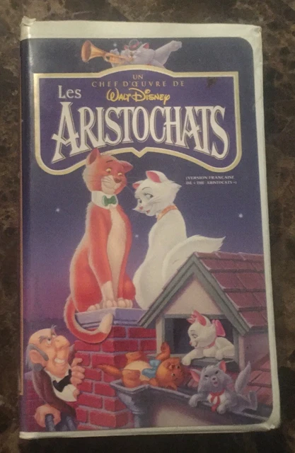 *VHS FRENCH MOVIE The Aristochats - Walt Disney $27.99 - PicClick CA