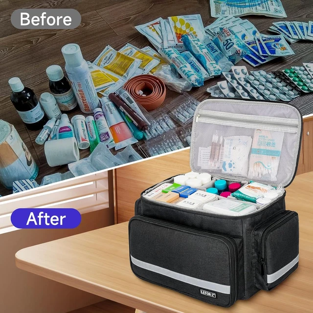 LEFOR·Z MEDICAL BAG Home Health Nurse Bag Empty First Aid Storage Bag ...