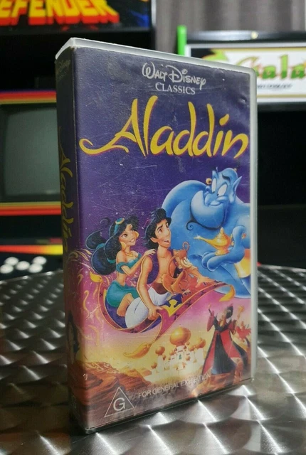 Aladdin Walt Disney Classics Vhs Movie Video Tape £323 Picclick Uk 1657