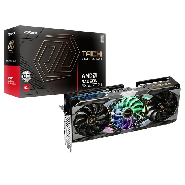 RX 9070 XT Taichi OC 16GB GDDR6 PCI-Express Graphics Card £600.00 ...