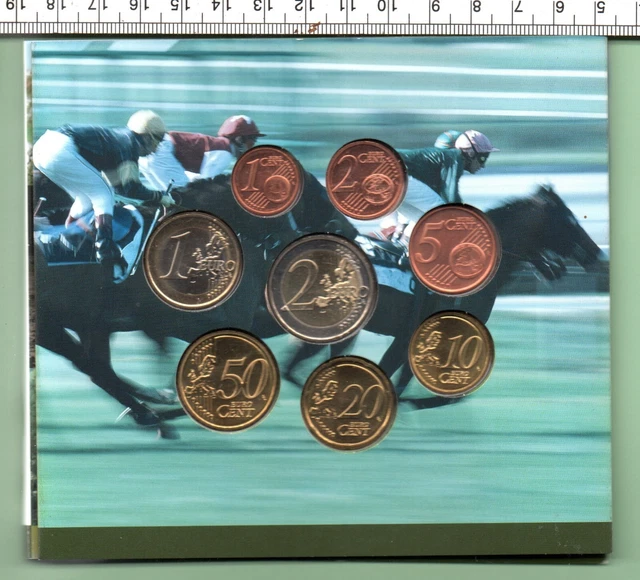 2010 EIRE GENUINE Carded Eight Uncirculated Euro Coin Year Set (106) £ ...