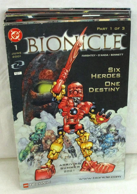 BIONICLE #1-27 COMPLETE Set Comic Lot Lego Technic DC Comics 2001-2005 £59.01 - PicClick UK