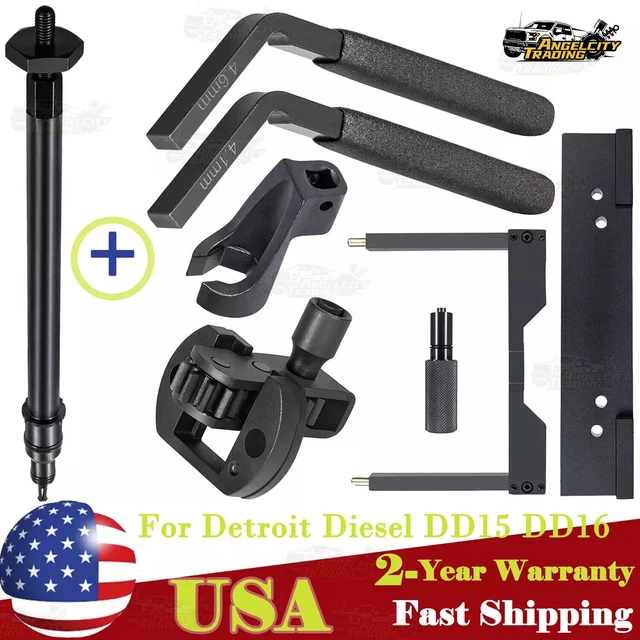 INJECTOR CUP REMOVER Engine Barring Tool For Detroit Diesel DD13 DD15 ...