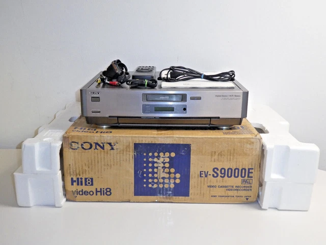 SONY EV-S9000 HIGH-END Hi8-Videorecorder OVP&NEU, FB&BDA, 2 Jahre ...