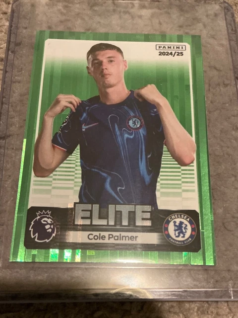 COLE PALMER #191 Elite Green Parallel Panini 2025 Premier League ...