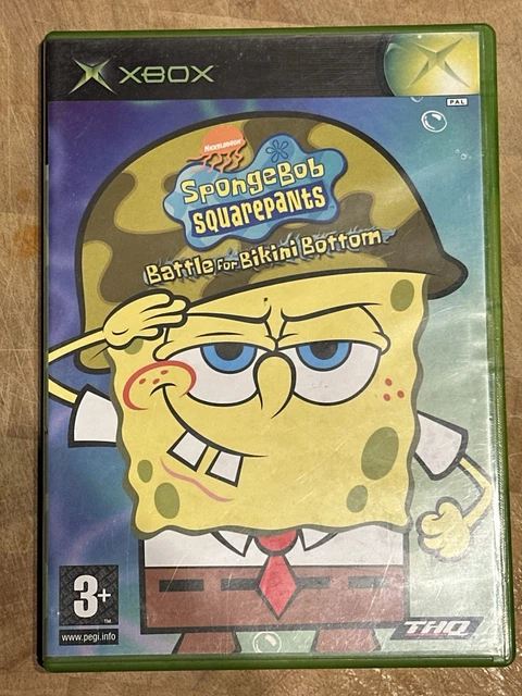 Spongebob Squarepants Battle For Bikini Bottom Microsoft Xbox 2003 3555