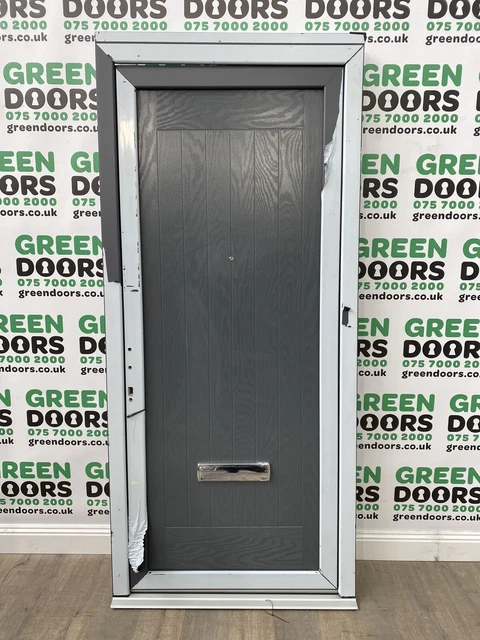 DECEUNINCK UPVC FRONT Door Pvc Pvcu External Exterior Grey Anthracite ...