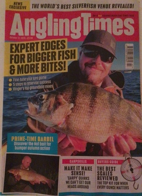 ANGLING TIMES MAGAZINE October 21st 2025 Brand New £1.59 - PicClick UK