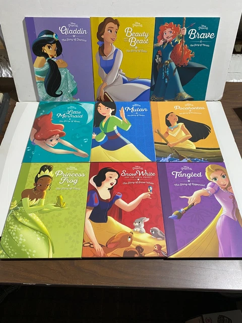 LOT OF 9 Large Disney Princess' Hardcover Books by Disney Press $19.70 ...